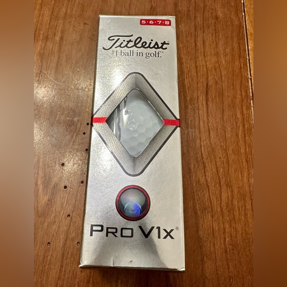Titleist | Games | Titleist Pro Vx Golf Ball Sleeve 6 | Poshmark